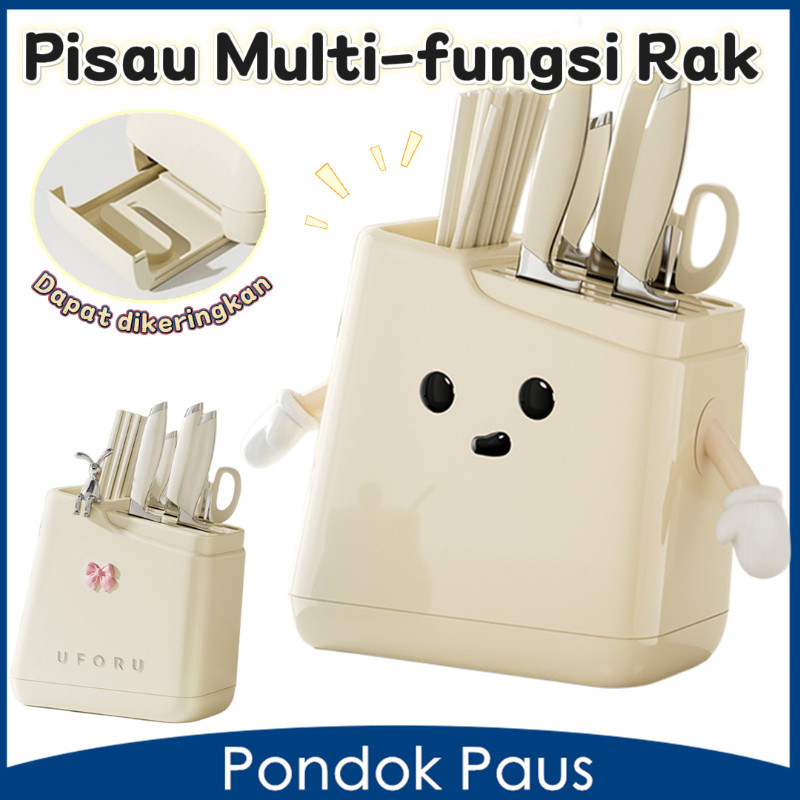 Jual Rak Pisau Sendok Elegan Tempat Sendok Pisau Serbaguna Tempat Pisau ...
