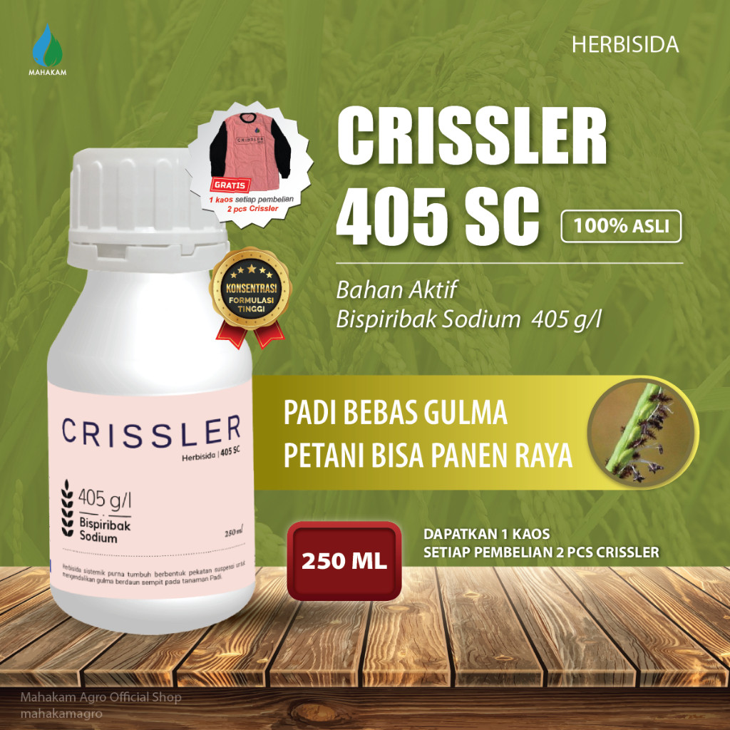Jual Mahakam Crissler 405 SC 250 ml Herbisida Pengendali Gulma berdaun ...