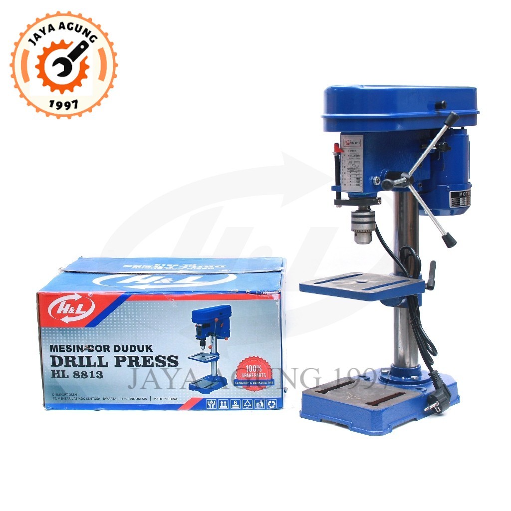 Jual Mesin Bor Duduk 13MM HL8813 H&L / Press Drill HL 8813 | Shopee Indonesia