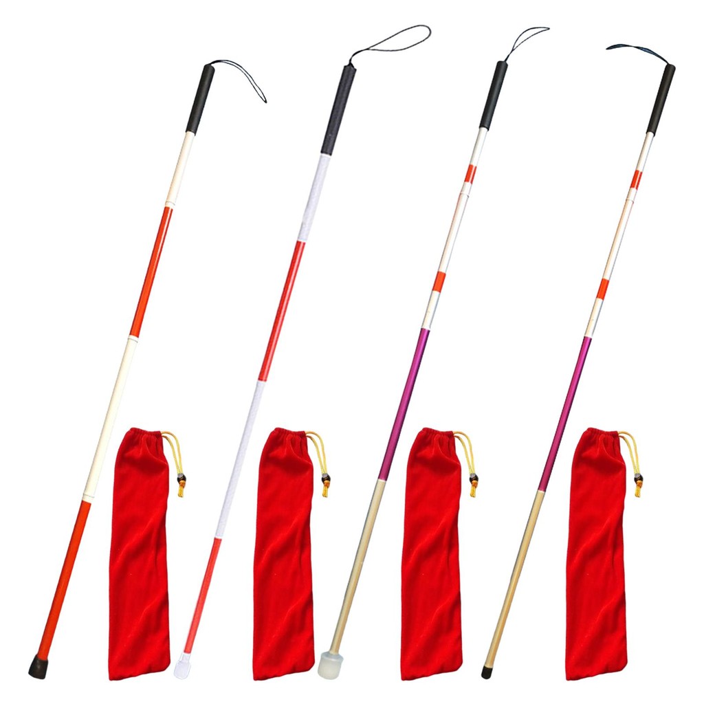 Jual Foldable Cane Balancing Mobility Aid Hand Walking Stick Blind ...