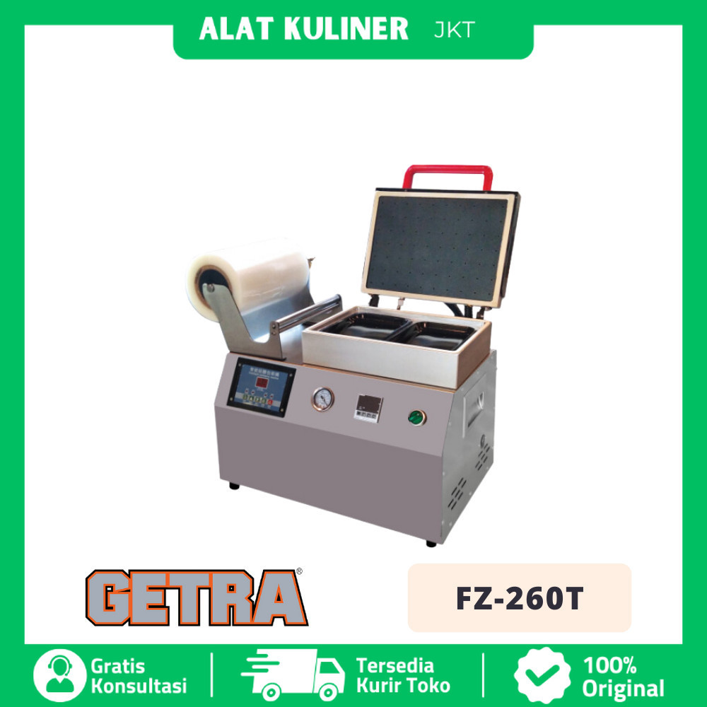 Jual MESIN PENGEMAS DAGING & BUAH GETRA FZ 260T FZ-260T VACUUM SKIN ...