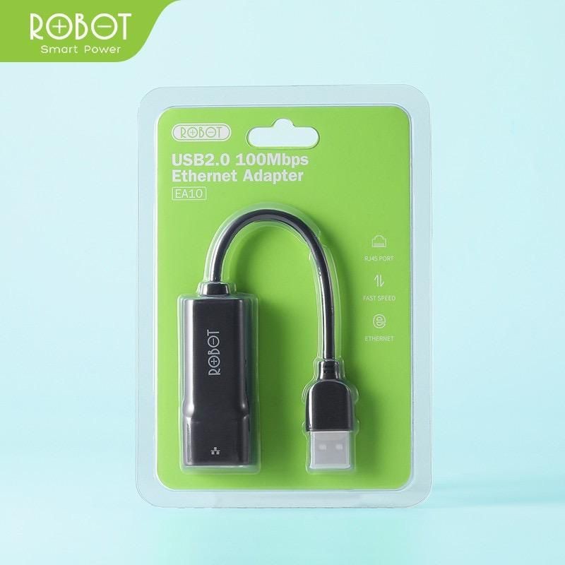 Jual ROBOT EA10 USB Ethernet Hub Adapter USB 2.0 to 10/100Mbps Network ...