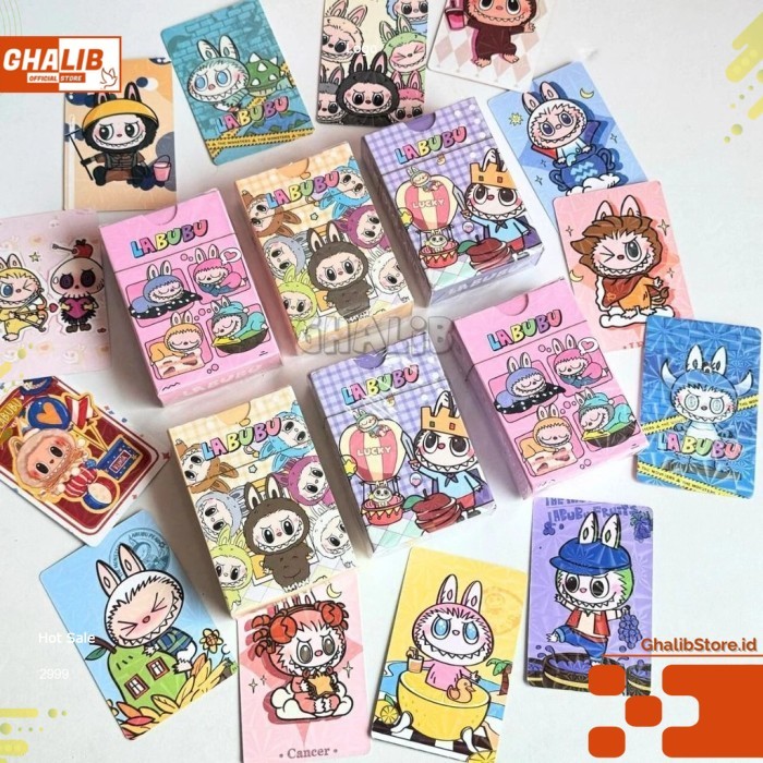 Jual Cute Labubu Photo Cart Set Kartu foto karakter lucu Card Kartu ...