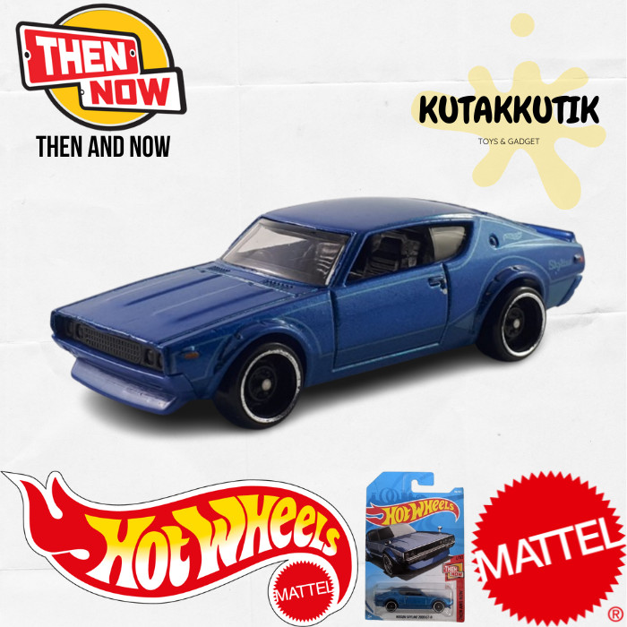 Jual Hot Wheels Mobil Sedan Nissan Skyline 2000 GTR GT-R Biru Then And ...