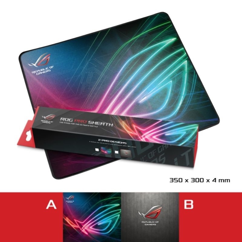 Jual Mousepad RoG Mousepad Gaming Alas Mouse Gaming 35x30 cm | Shopee ...