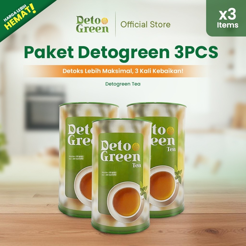 Jual DETOGREEN Paket Teh Detoks Usus Sistem Pencernaan Herbal Alami ...