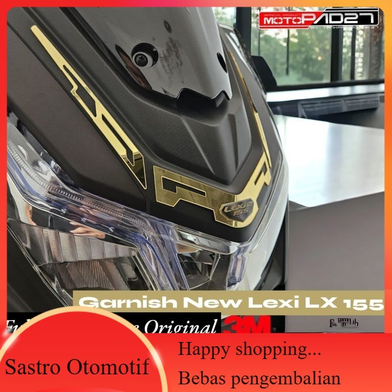 Jual Garnish Cover Tameng depan motor Yamaha New Lexi LX 155 Aksesoris ...