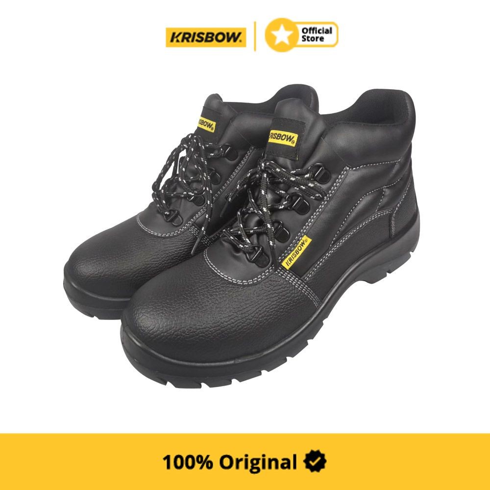 Jual Krisbow Ukuran 40 Argon Sepatu Pengaman 6 Inci - Hitam Safety ...