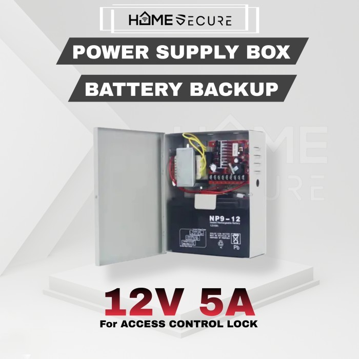 Jual Power Supply Access Door Lock 12V 3A / PSU BOX Putih Aki Control ...
