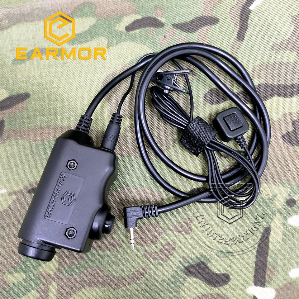 Jual OPSMEN Earmor Adapter M52 PTT Airsoft Tactical Headset PTT Kenwood ...
