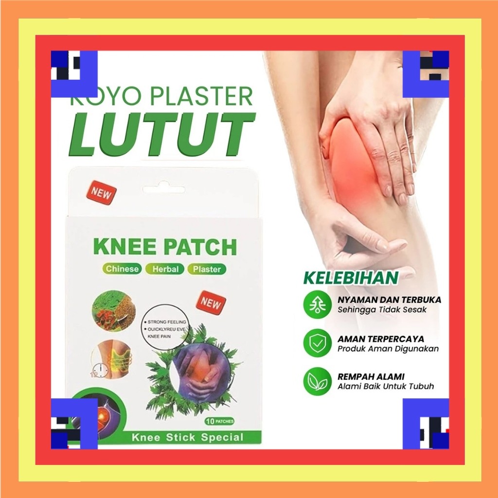 Jual Knee Patch Herbal Isi 10 PCS Koyo Lutut Koyo Penghangat Kaki ...