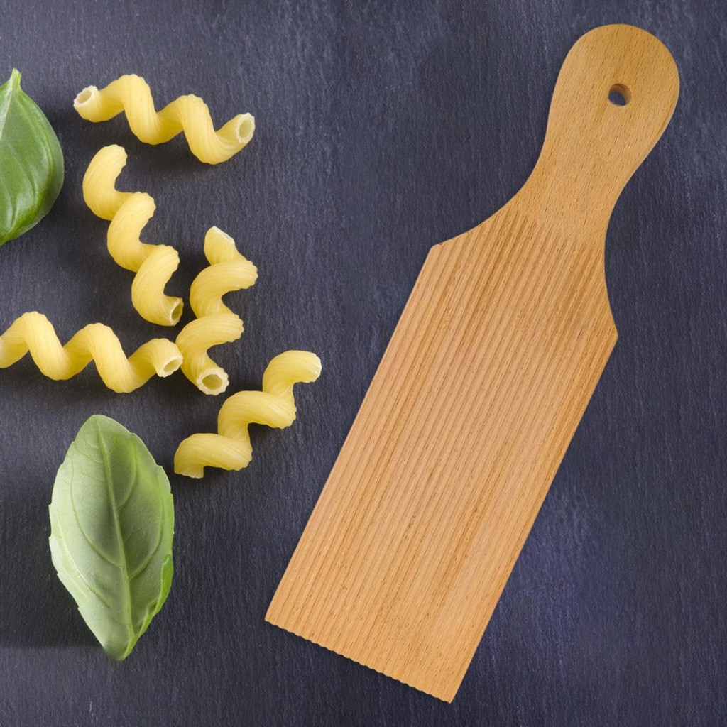 Jual Gnocchi Board, Wooden Stripe Pattern Butter Pasta Board for ...
