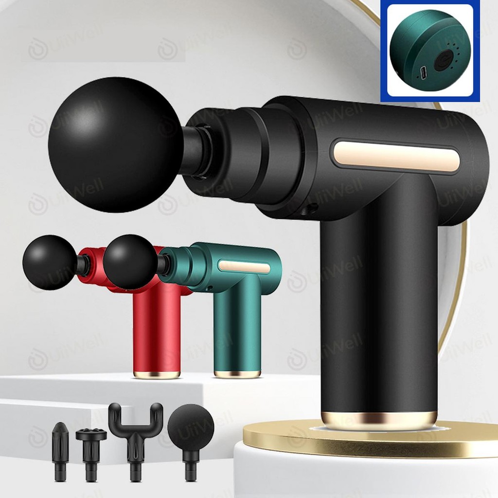 Jual SHIIE Mini Fascia Fascial Massager Gun - Alat Pijat Getar Otot ...