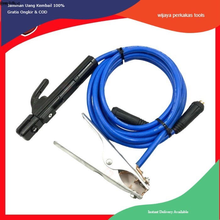 Jual PAKET Set tang las & tang massa & kabel 10 meter stang las listrik | Shopee Indonesia
