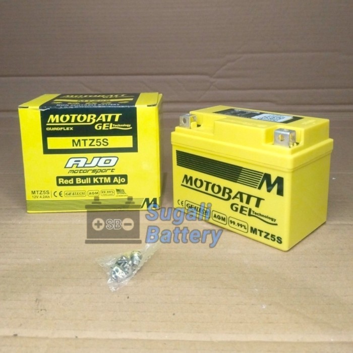 Jual Aki Jupiter MX New Robot, MX king, Byson, Vixion MOTOBATT MTZ5S MF ...