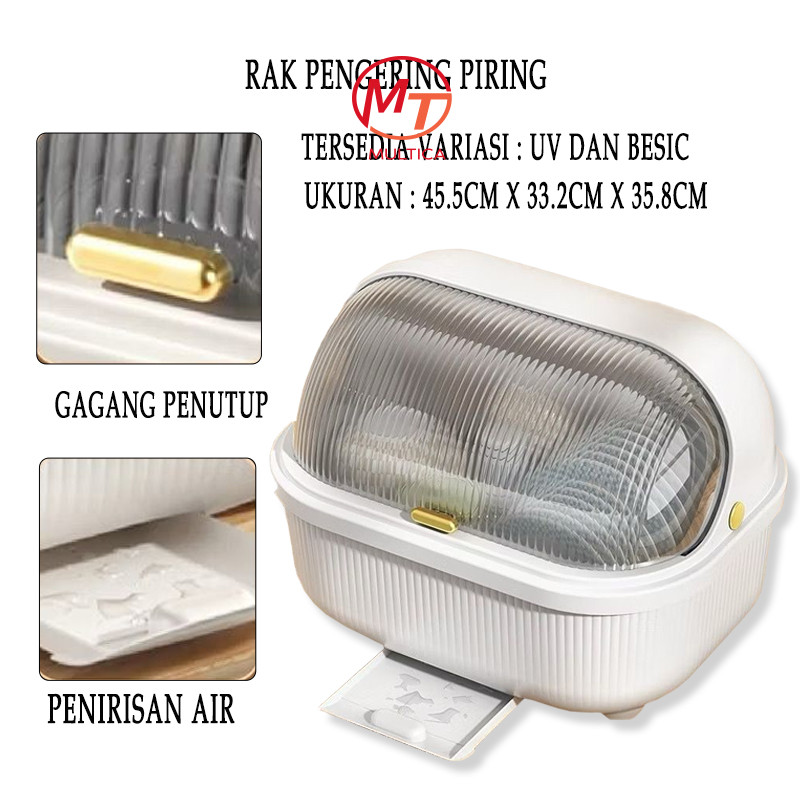 Jual Multica Home Official Rak Piring Portable Rak Pengering Piring Rak ...