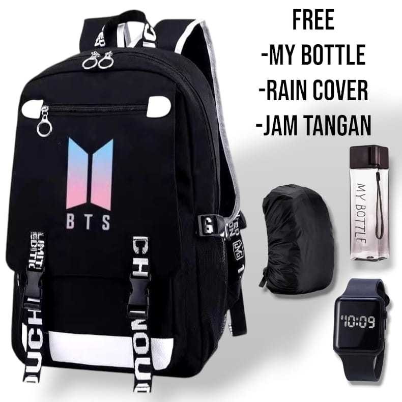 Jual TAS RANSEL SEKOLAH ANAK LAKI LAKI PEREMPUAN MOTIF BTS DTF TAS ...