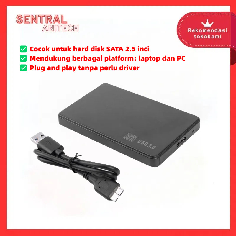 Jual [anitech_toko] Casing HDD Hardisk 2.5 Inch Sata External Case USB 2.0. Hardisk Laptop/hdd ...