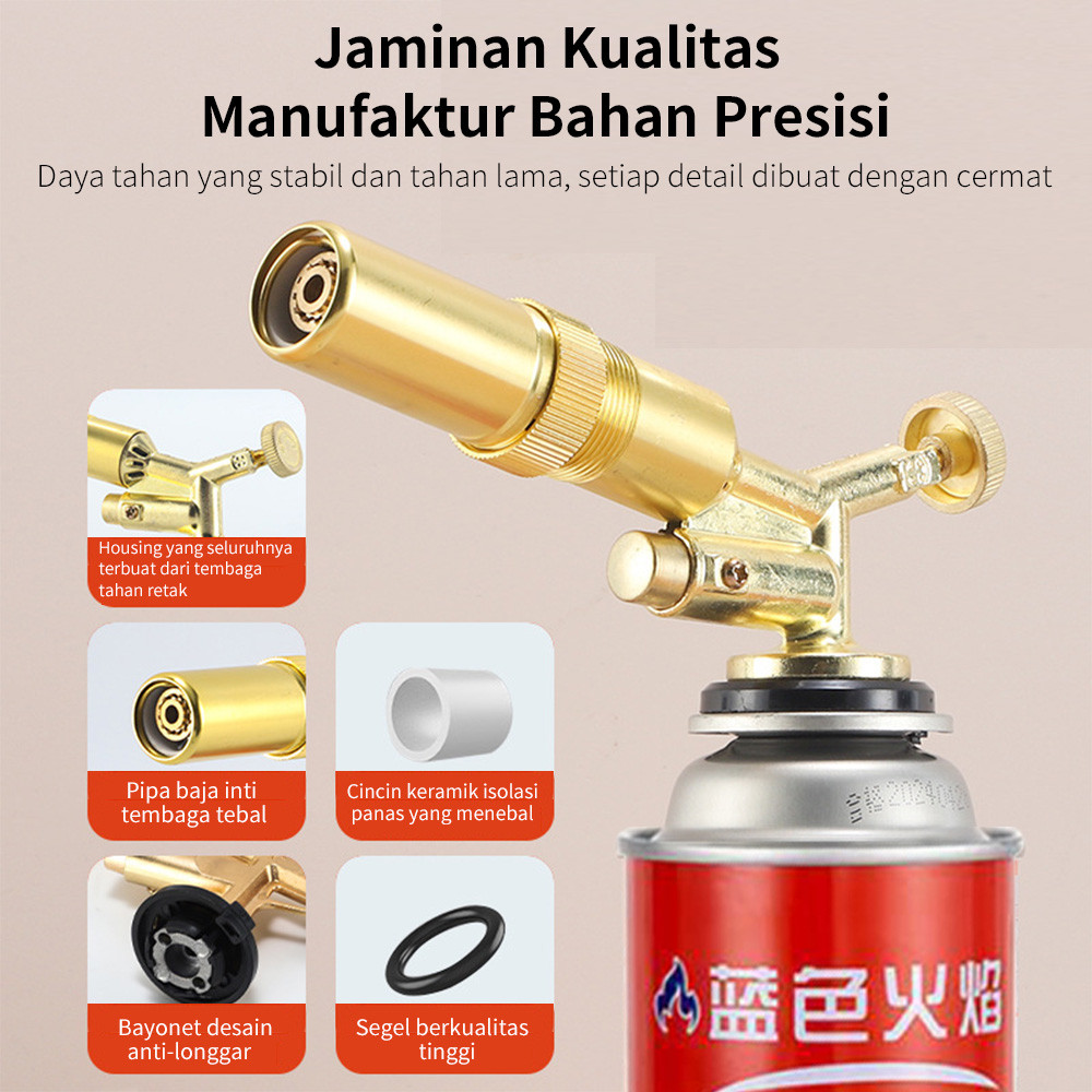 Jual Portable Kepala Gas Torch BBAK Kepala Gas Blowtorch Bahan Full ...