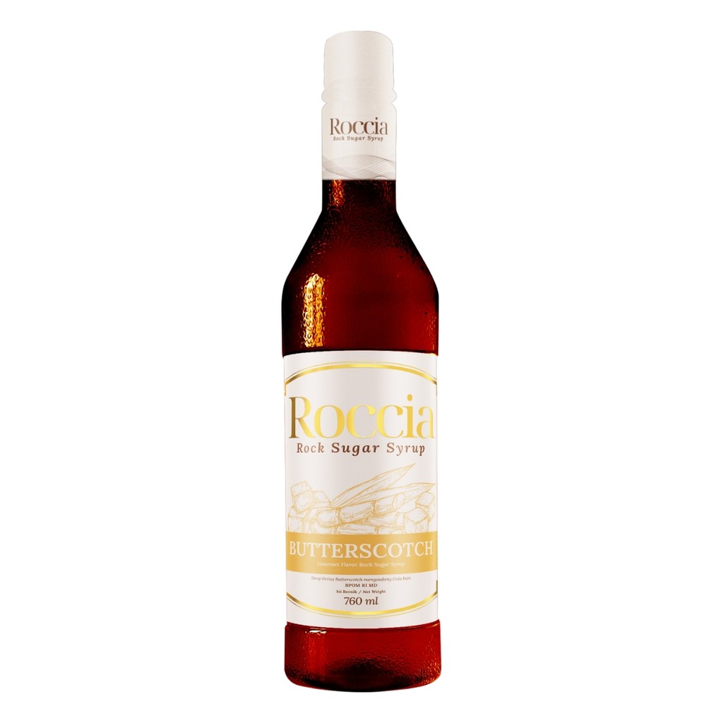 Jual Roccia Butterscotch Rock Sugar Syrup Sirup Rasa Butterscootch ...