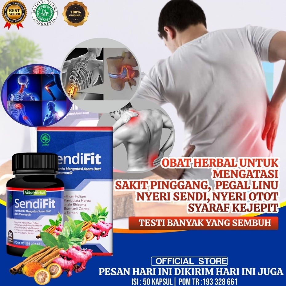 Jual Obat Sakit Pinggang Nyeri Sendi Saraf Kejepit Nyeri Otot Badan ...