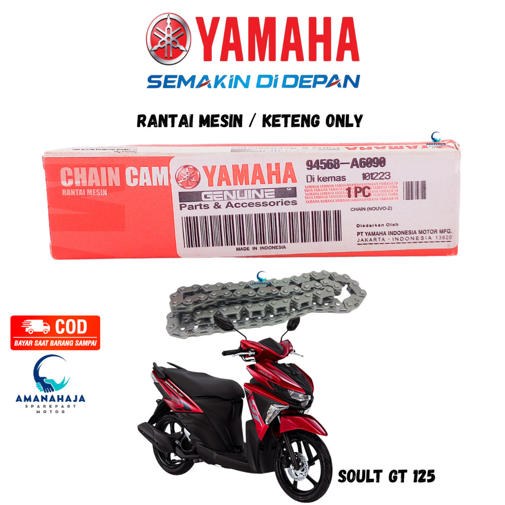 Jual ( GARANSI ) OR RANTAI KETENG KAMPRAT ONLY SOUL GT 125 CC (MIO ...