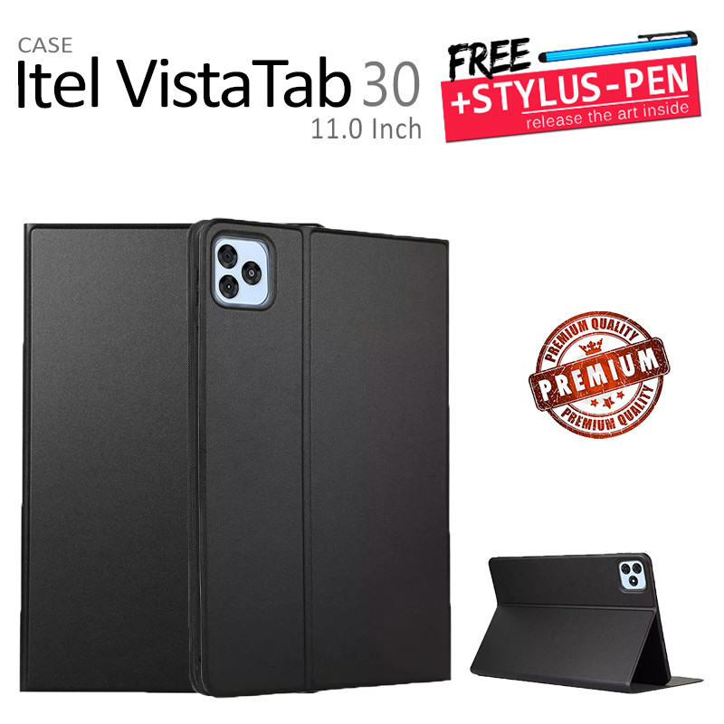 Jual Sertamulia1 Itel Vistatab 30 Vista Tab - Premium Leather Flip Case ...