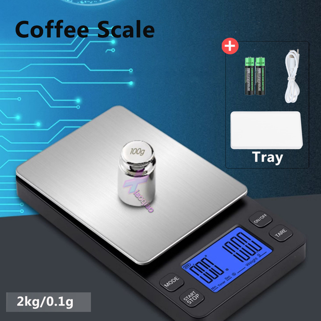 Jual Timbangan Kopi Elektronik USB Smart Home Timbangan Gram Kecil 2kg-0.1g | Shopee Indonesia
