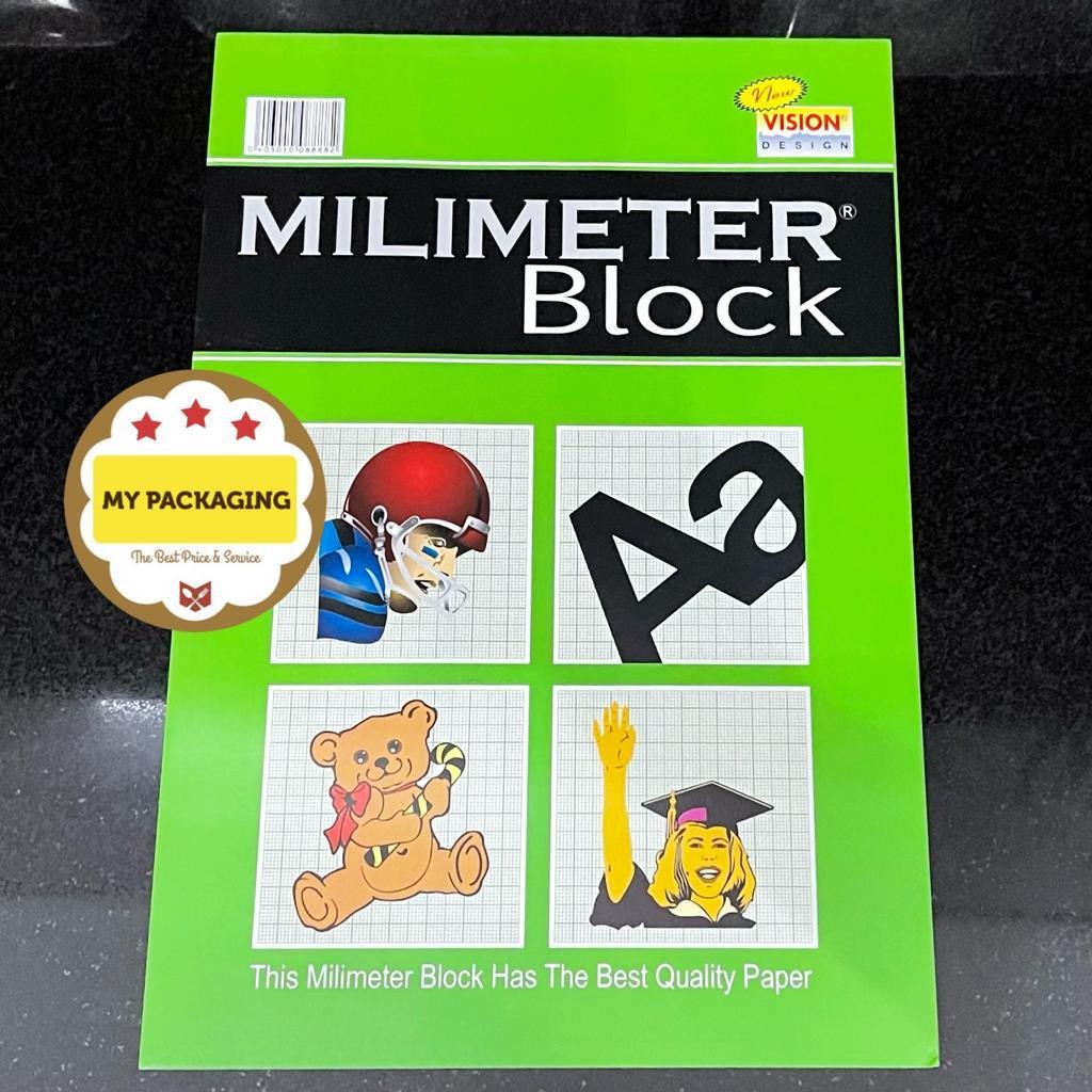 Jual Alat Tulis - Buku Millimeter Block F4 Gambar Sketsa Arsitektur ...