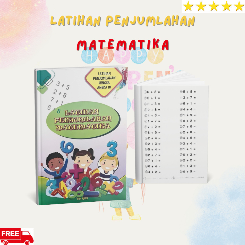 Jual Buku Latihan Penjumlahan Matematika - Soal Latihan Penjumlahan ...