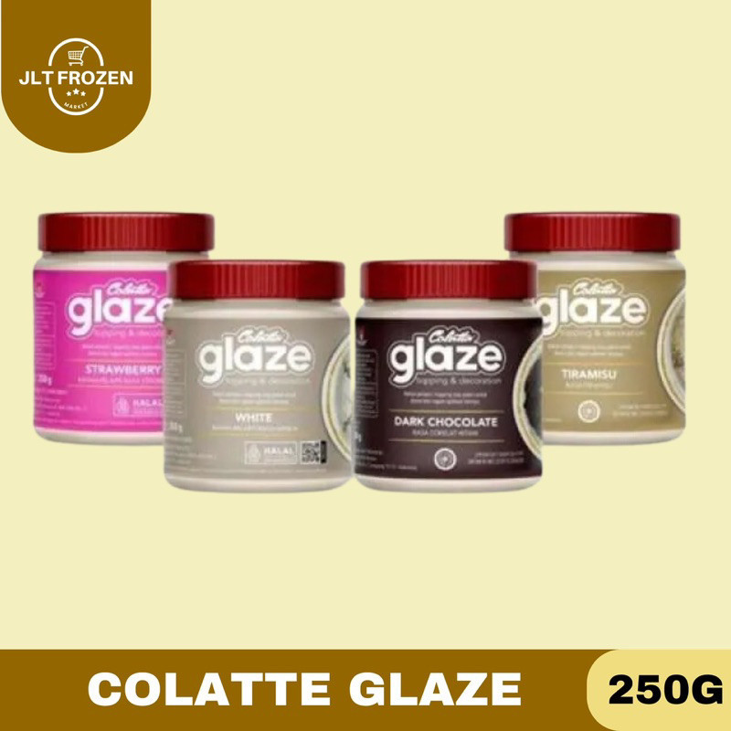 Jual Colatta Glaze Topping Donat / Kue / Cake rasa dark / White Coklat ...