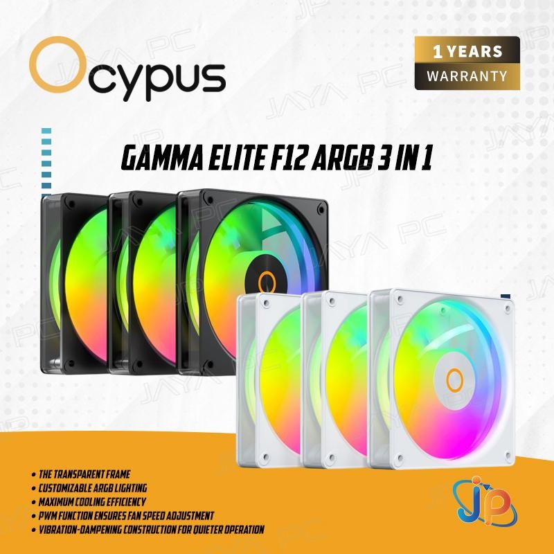 Jual Ocypus Gamma F12 Elite ARGB 3 In 1 Cooler Case 120mm - Fan Casing ...