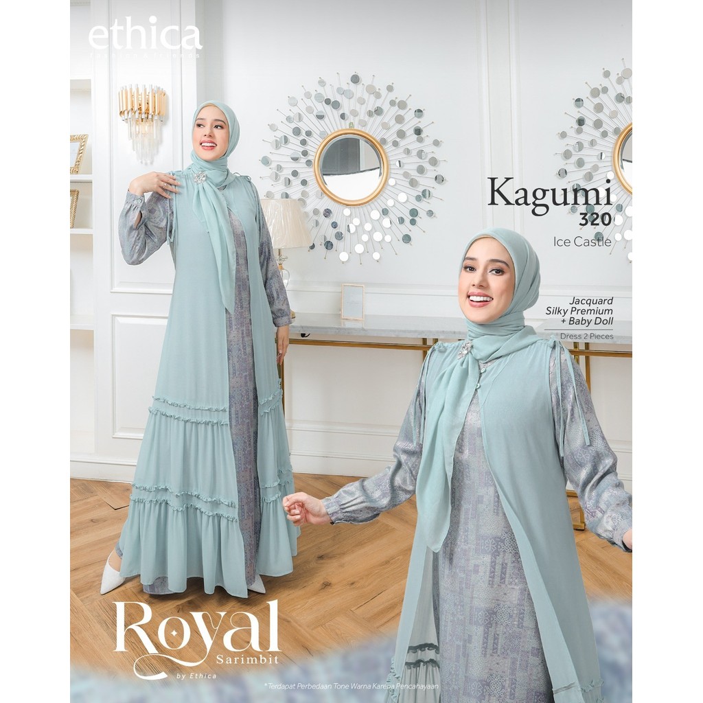 Jual Koleksi Najmi / Ethica Kagumi 320 / Sarimbit Keluarga / Dress Mewah Wanita Dewasa Anggun ...