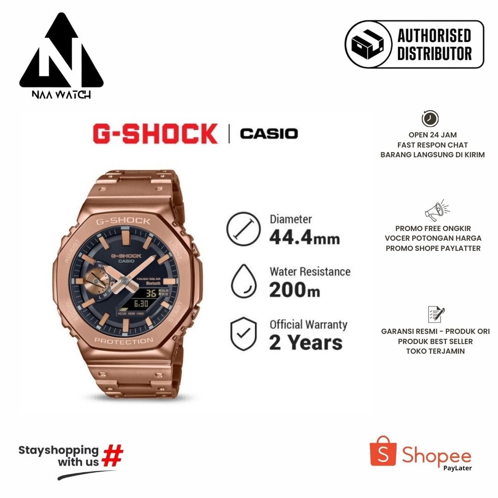 Jual [READY INSTANT] G-Shock Step Tracker Jam Tangan GM-B2100GD-5ADR ...