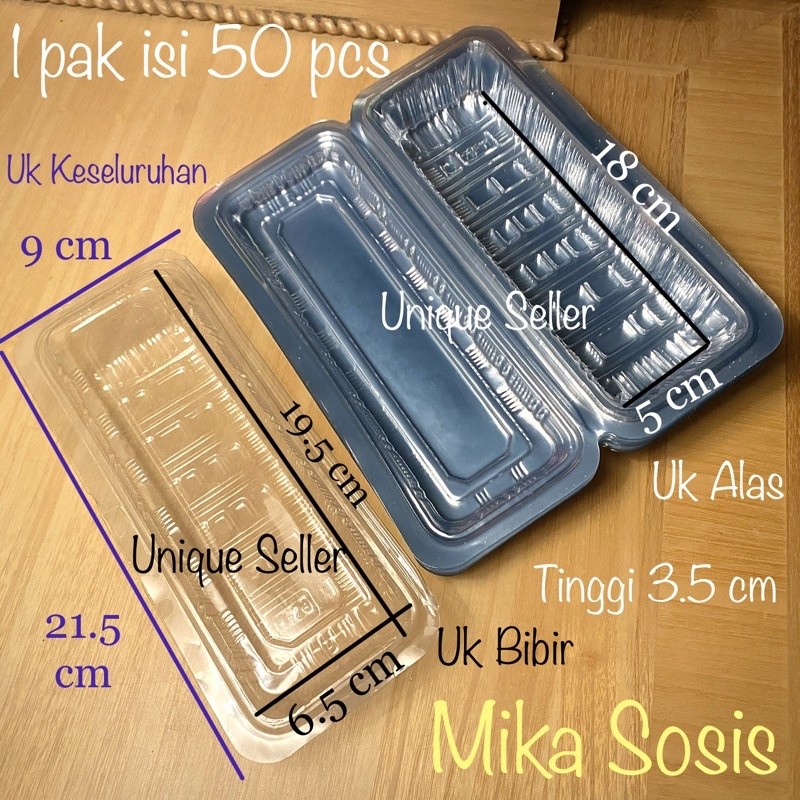 Jual [isi50] Mika Sosis Besar H24 / Mika Sosis Besar H24 / Mika Sosis H 24 / Tray Sosis Besar H ...
