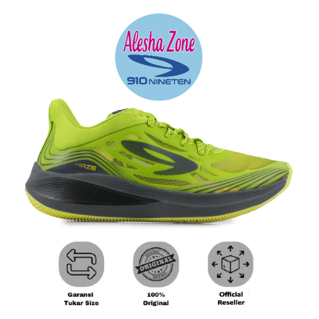 Jual SEPATU LARI 910 ORIGINAL HAZE VISION - HIJAU/KUNING/ABU ABU ...