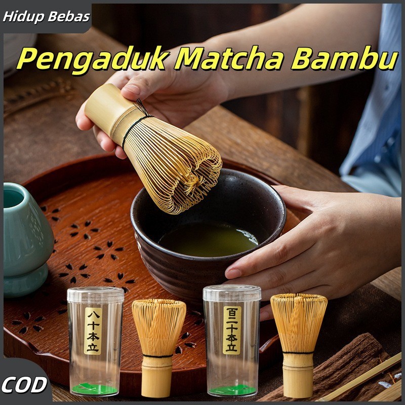 Jual Chasen Bamboo 120/100/80 Prongs Whisk / Bamboo Matcha Whisk Alat ...