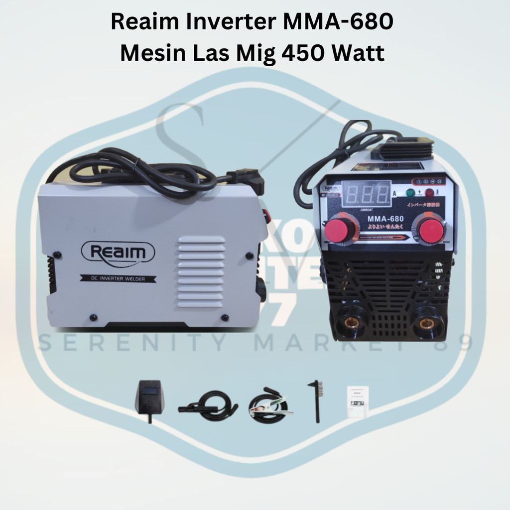 Jual Reaim Inverter MMA-680 Mesin Las Mig 450 Watt | Shopee Indonesia