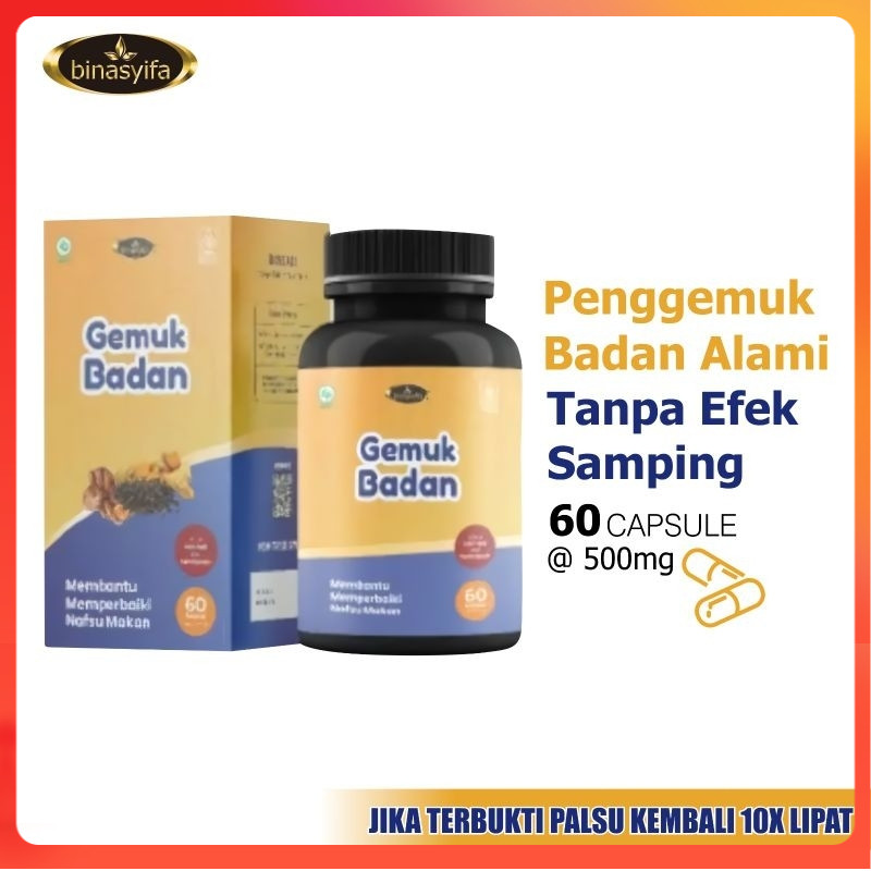 Jual NEW Penggemuk Badan BPOM Binasyifa Herbal Original | OBAT GEMUK ...