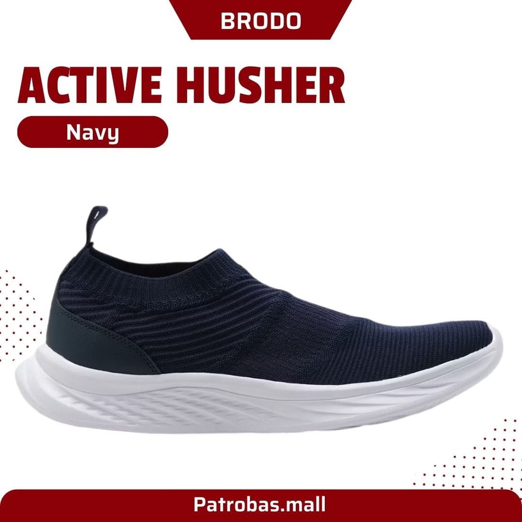 Jual BRODO Active Husher Navy Original Sepatu Sneakers Shoes Casual ...