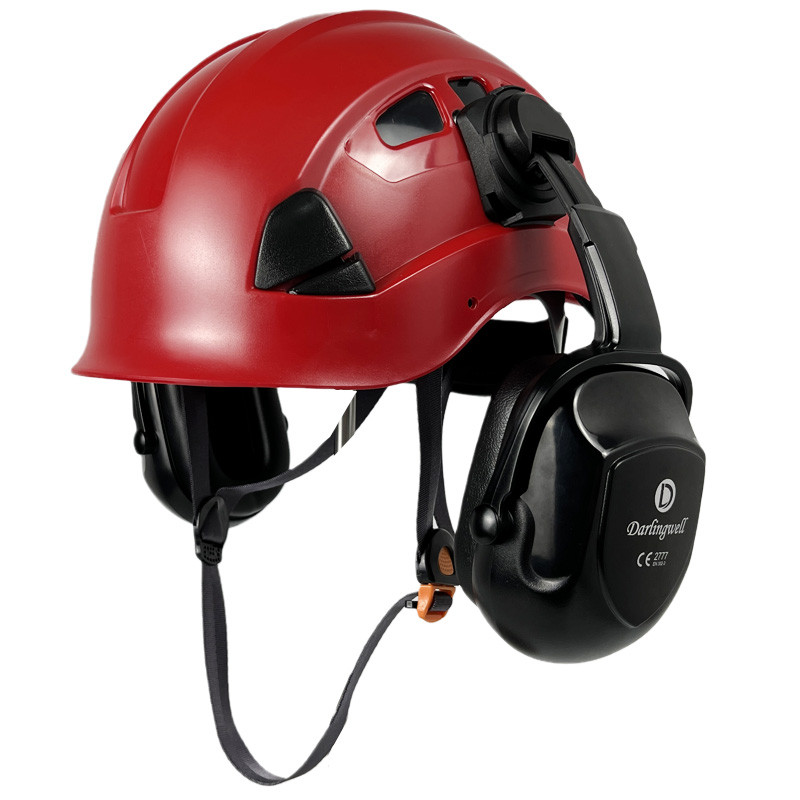 Jual Full Protection Safety Helmet With Earmuffs Ansi Construction Air ...