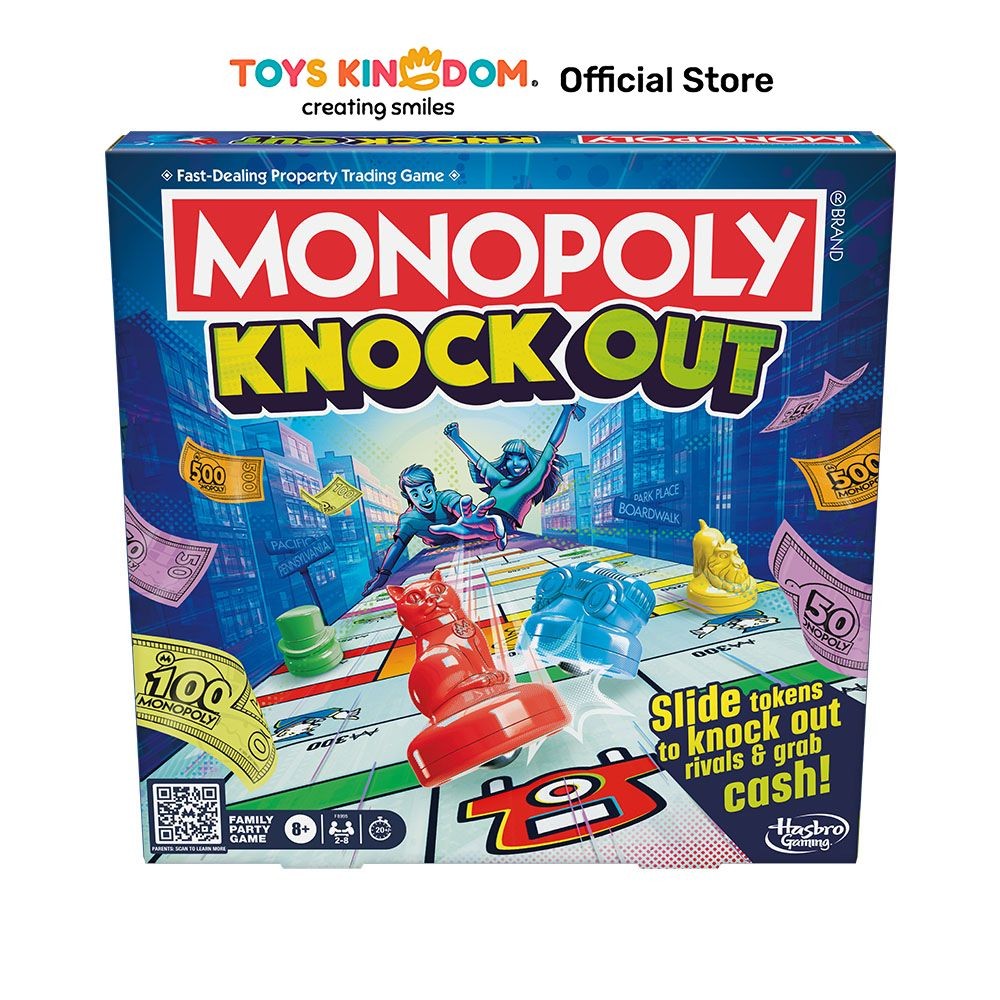 Jual Toys Kingdom Monopoly Knockout F8995 Toys Kids Toy Mainan Strategi ...