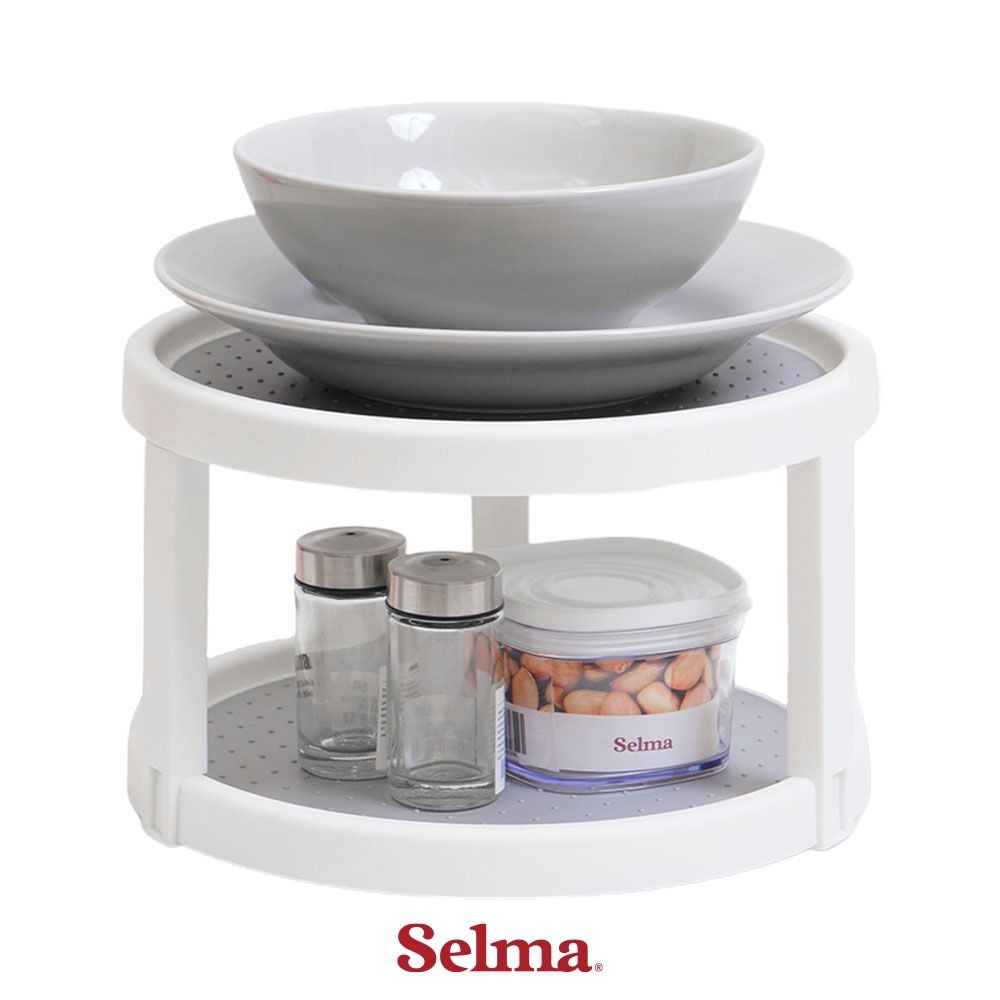 Jual Selma Yeny Rak Dapur Putar - Putih Organizer Penyimpanan Toples ...