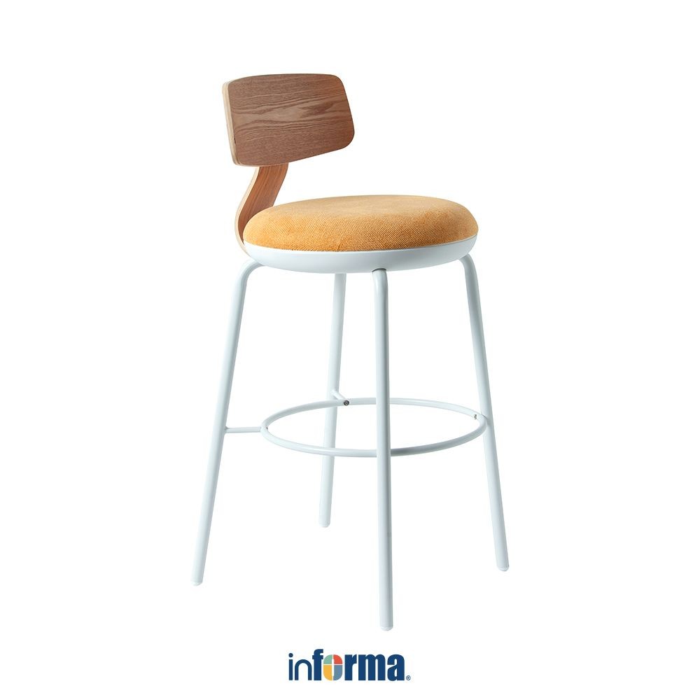 Jual Informa Soji Kursi Bar Fabric - Kuning Bar Stool Kursi Kafe ...
