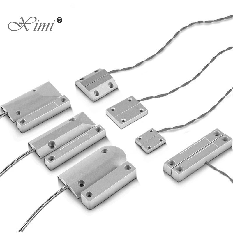 Jual NC Door Sensor Metal Wired Roller Shutter Door Magnetic Contact ...