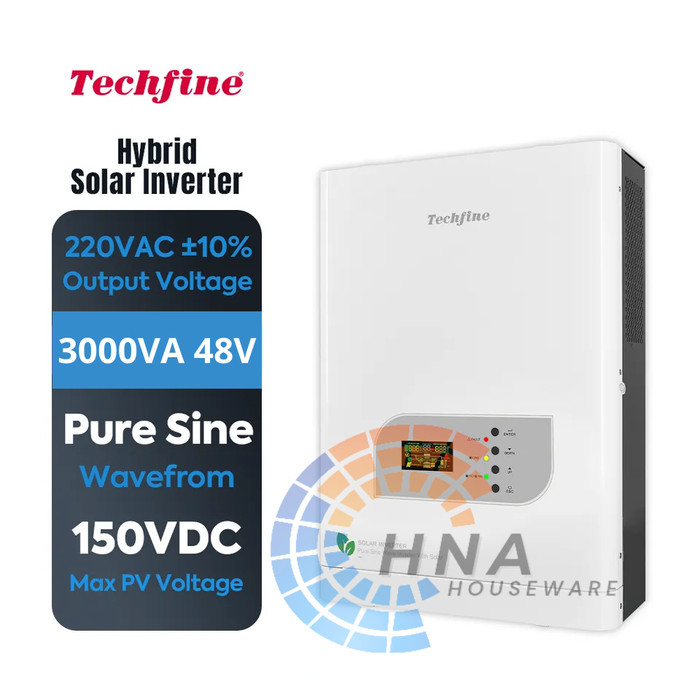 Jual JS99 Techfine Inverter hybrid trafo low frequency 3KVA with MPPT ...