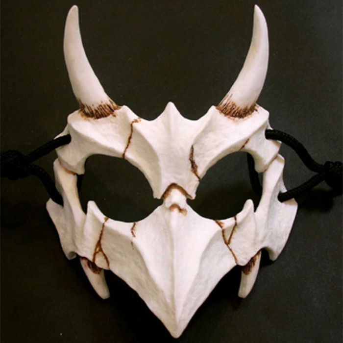 Jual Topeng Naga God Tiger Yasha Tengu Untuk Cosplay Halloween - Putih ...