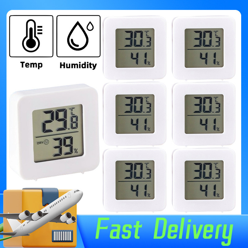 Jual Mini LED Digital Thermometer Hygrometer Indoor Thermohygrometer ...