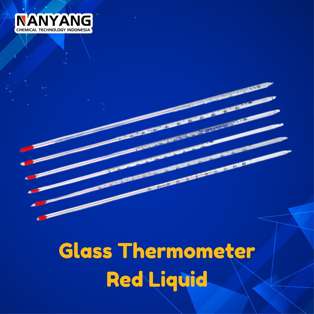 Jual Thermometer Glass Red Liquid / Termometer Kaca Skala Merah ...