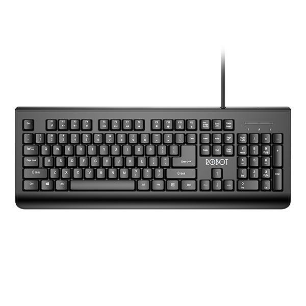 Jual ROBOT RK20 Keyboard Portable Mini Office Wired Keyboard Ultra-Thin ...